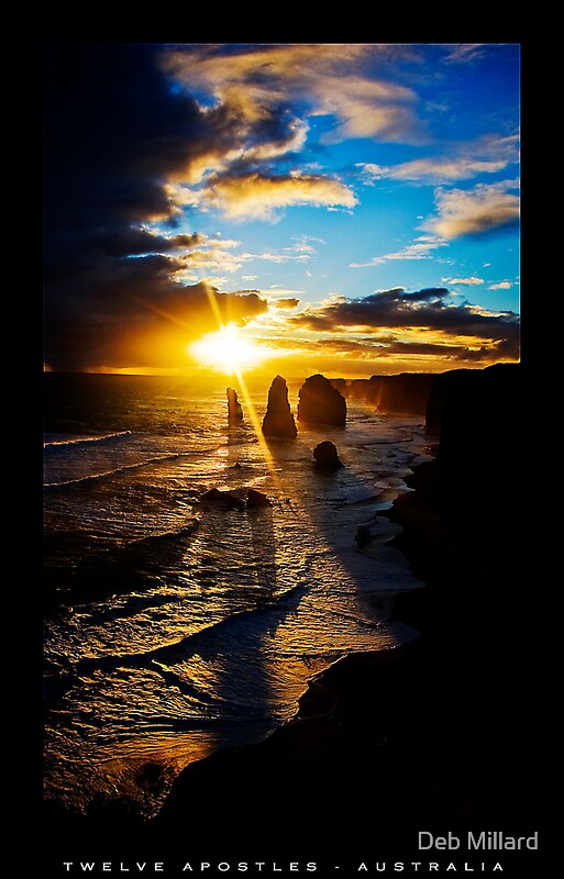 "12 Apostles Great Ocean Road" by Deb Millard | Redbubble