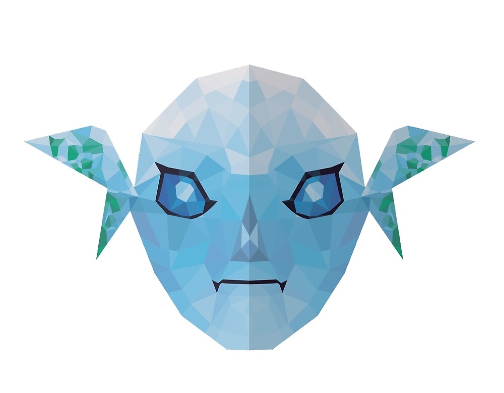 "Zora Mask " by Lowpolyfish | Redbubble