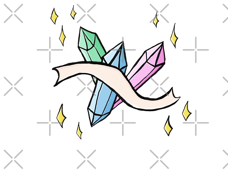 "Crystal Power" by wistfulart | Redbubble