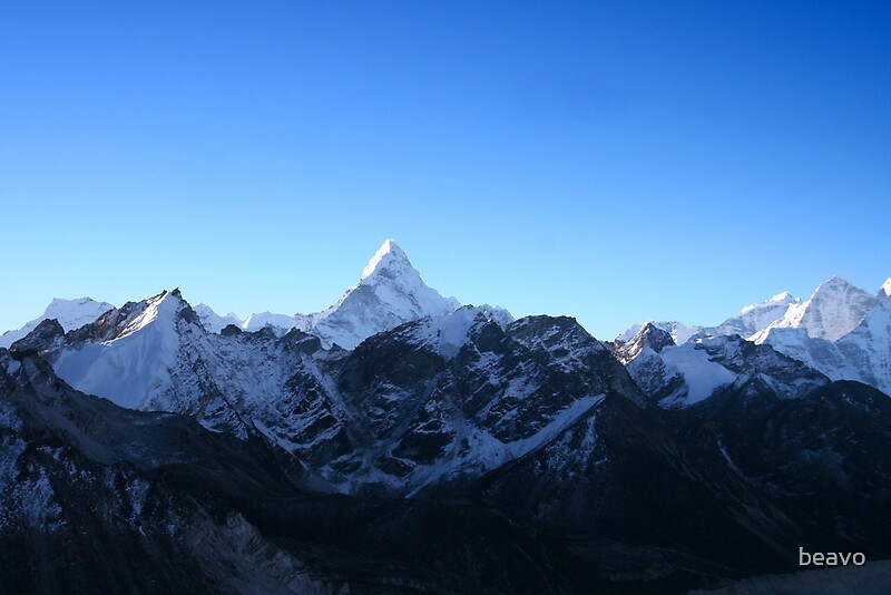 "Himalayan Skyline" by beavo | Redbubble