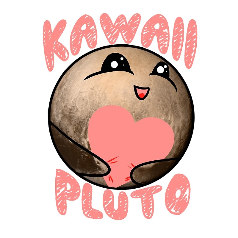 "KAWAII PLUTO" by Chris Bryer | Redbubble