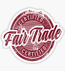 Fair Trade Stickers | Redbubble