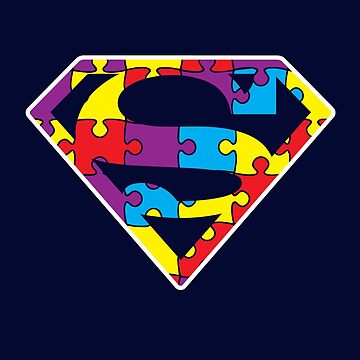 "Autism Superhero " Sticker for Sale by TeeVision | Redbubble