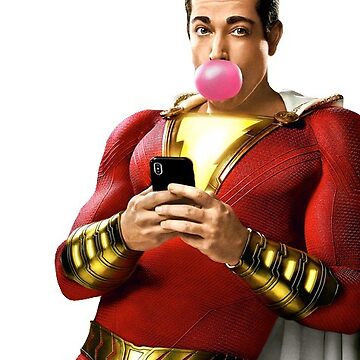 "Shazam!" Sticker for Sale by Mbnotfunny | Redbubble