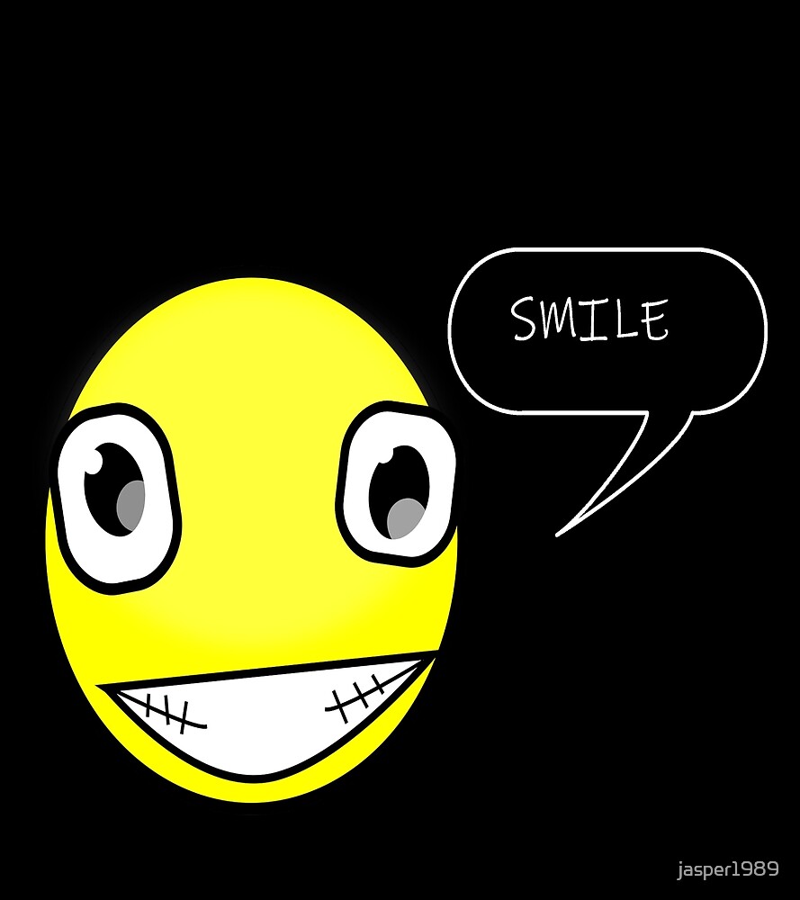 "keep smiling smiley" by jasper1989 | Redbubble