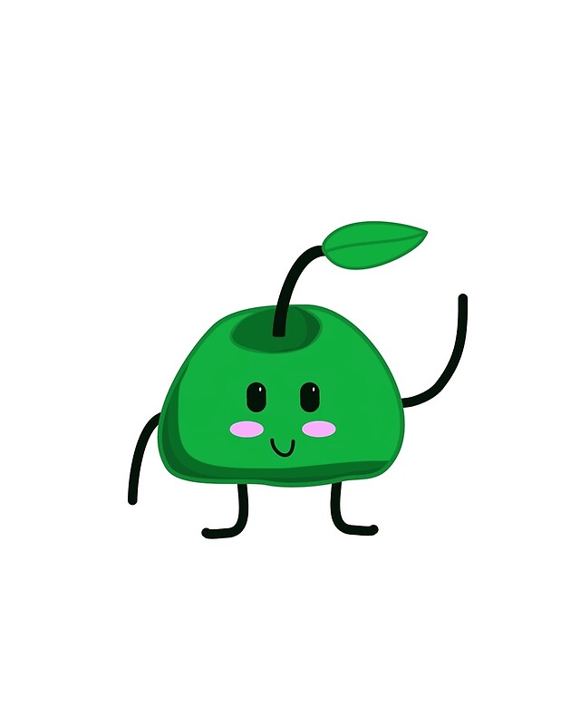 "Green Junimo is happy to see you!" by Kevin Lane | Redbubble