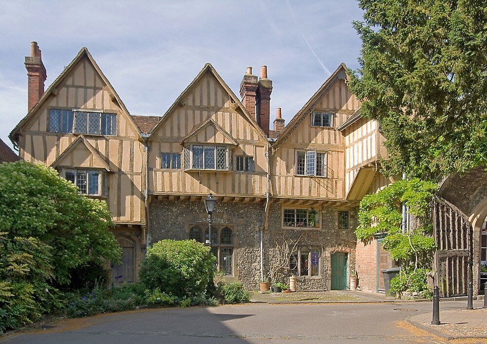 "Cheyney Court, Winchester Cathedral Close, southern England" by Philip ...