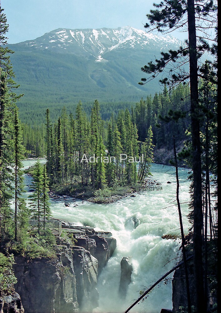 "Sunwapta Falls, Jasper National Park, Alberta, Canada" by Adrian Paul ...
