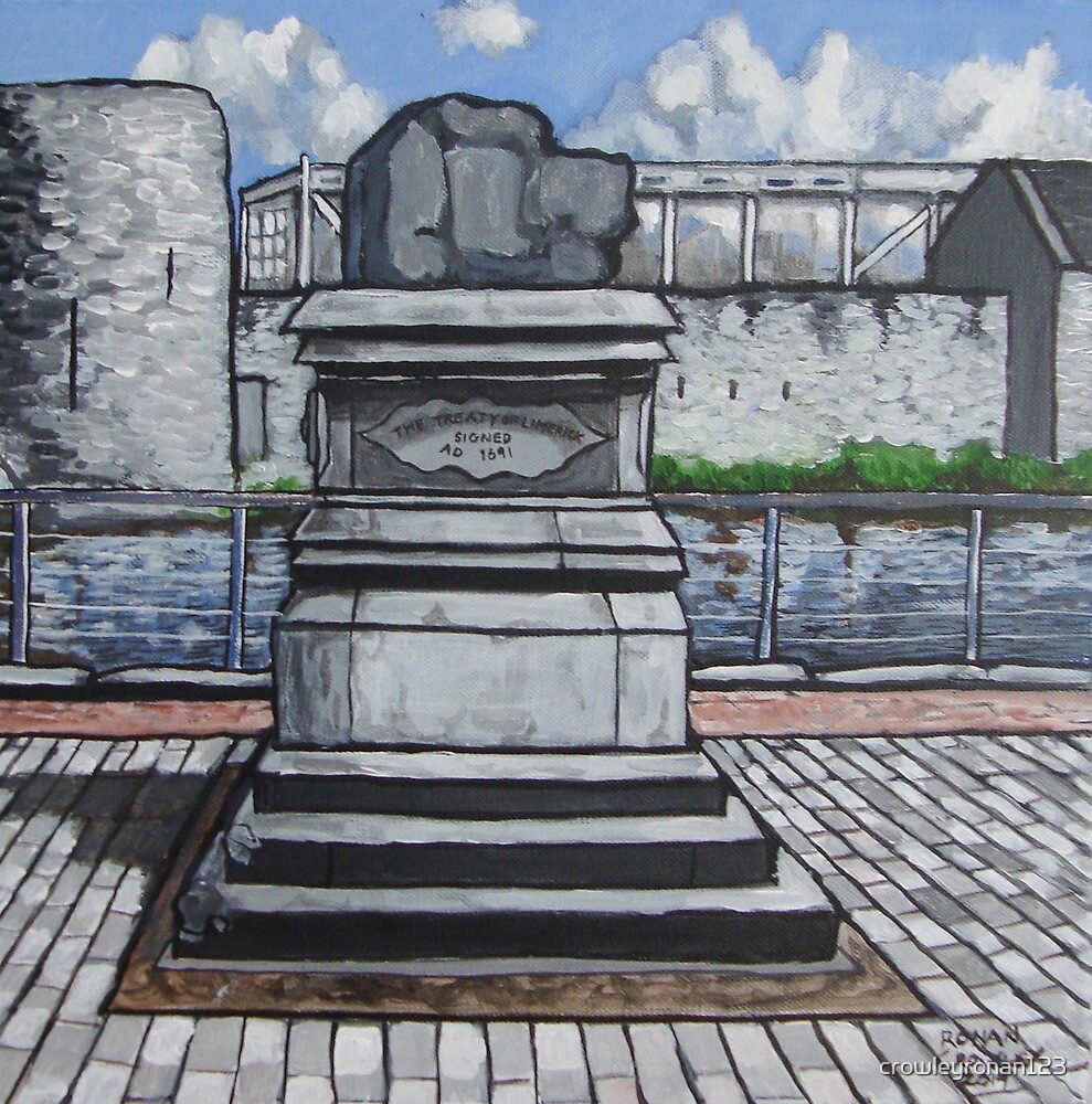"The Treaty Stone, Limerick City, Ireland" by Ronan Crowley | Redbubble