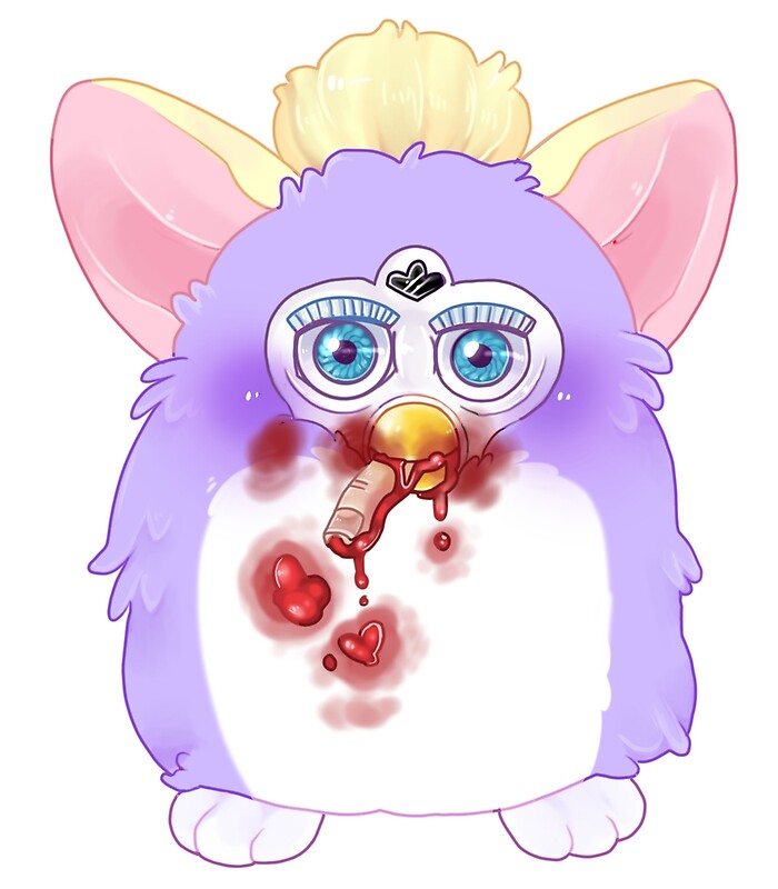 "Furby eats fingers" by sonomahai | Redbubble