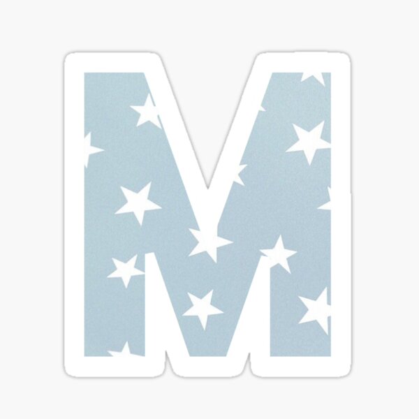 Letter M Stickers | Redbubble
