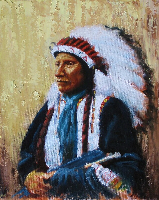 "Chief Black Bear" by Howard Searchfield | Redbubble