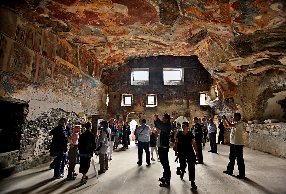 "Inside Panagia Sumela monastery" by Hercules Milas | Redbubble