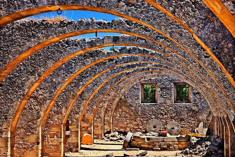 "The Cretan golden arches" by Hercules Milas | Redbubble