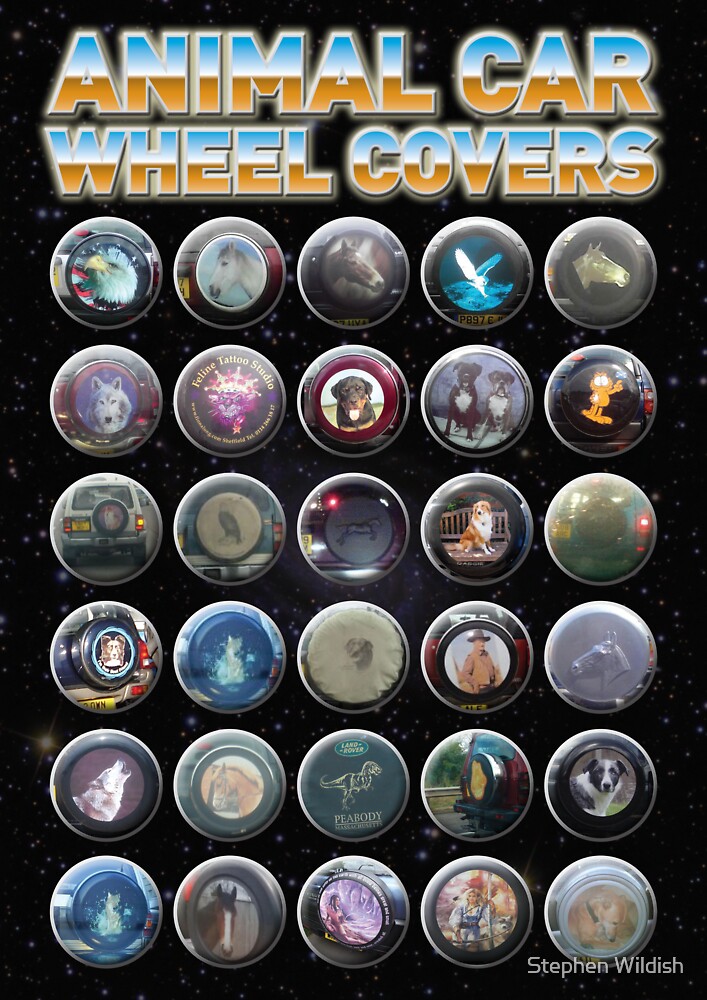 "Animal Car Wheel Covers" by Stephen Wildish | Redbubble