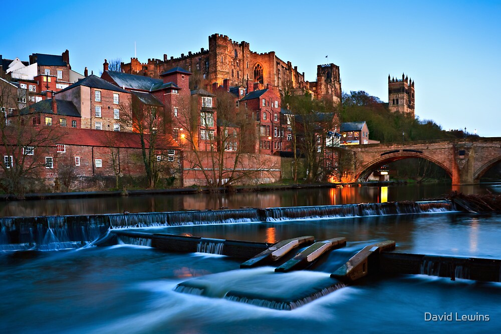 "Spring Dusk In Durham City, UK - The Riverside." by David Lewins ...