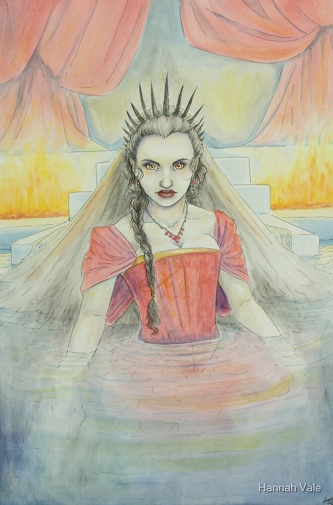 "Queen's Descent" by Hannah Vale | Redbubble