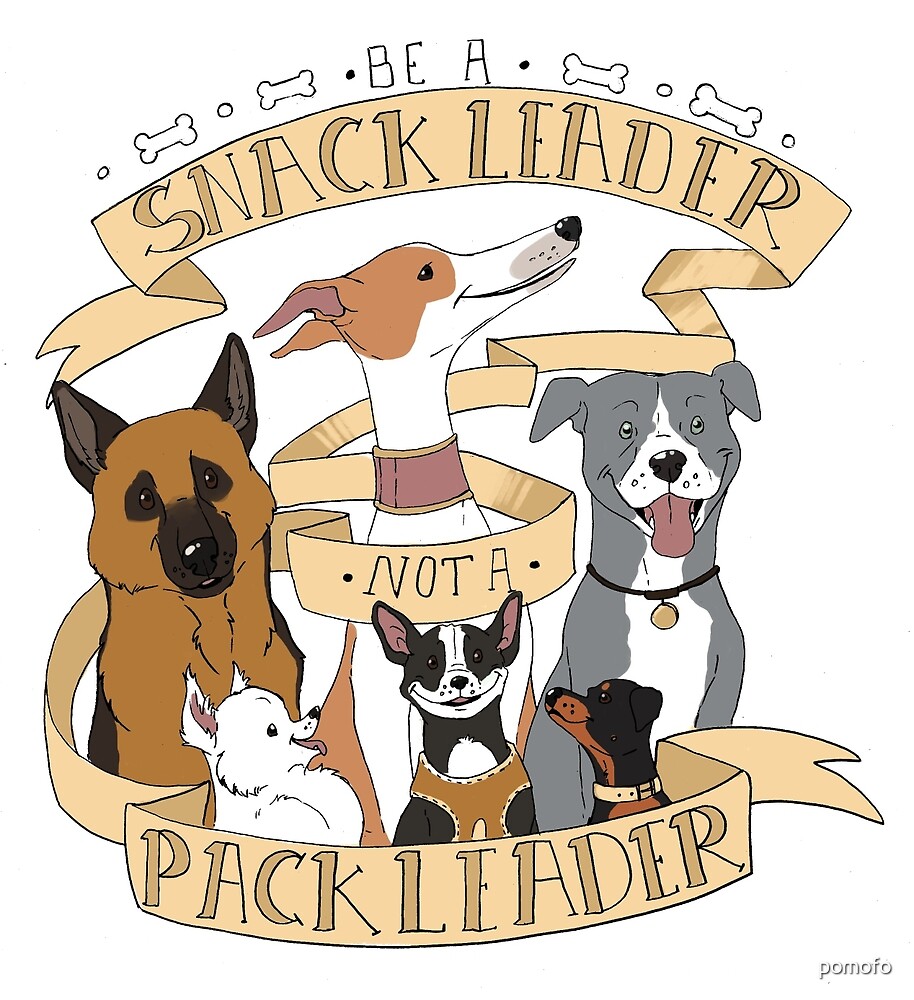 "Be A Snack Leader Not a Pack Leader" by pomofo | Redbubble