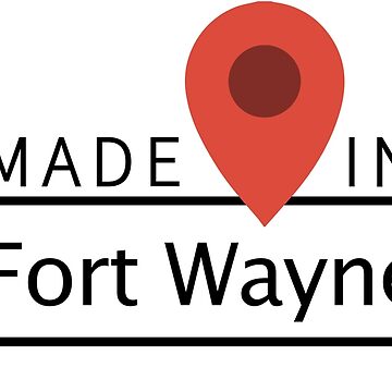 "Fort Wayne" Sticker for Sale by designchip | Redbubble