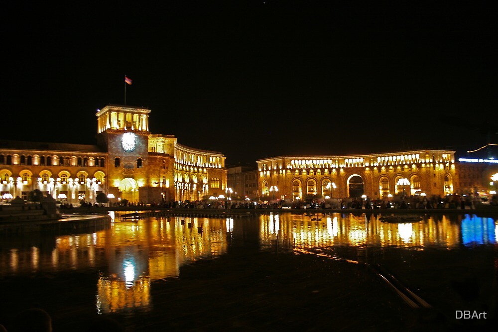 "Republic Square in Yerevan" by DBArt | Redbubble