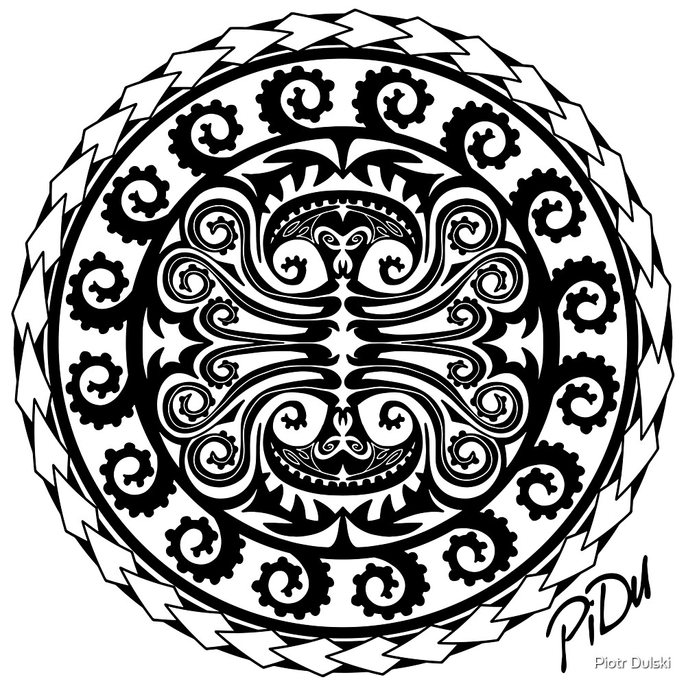 "Octopus Maori" by Piotr Dulski | Redbubble