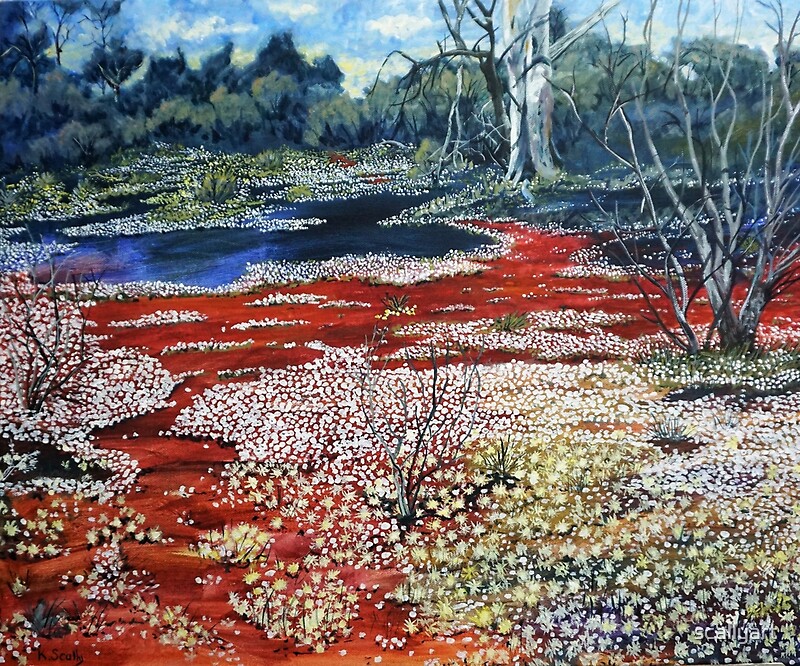 "Camel Soak Wildflowers" by scallyart | Redbubble