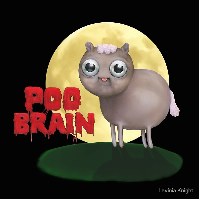 ""that horse is whack with poo brain"" by Lavinia Knight | Redbubble