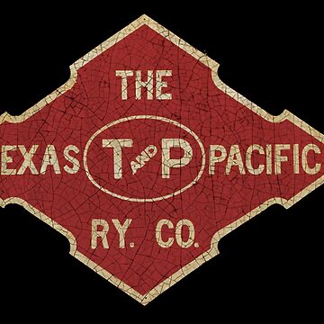 "Texas Pacific Railroad USA" Sticker for Sale by Centuryvault | Redbubble