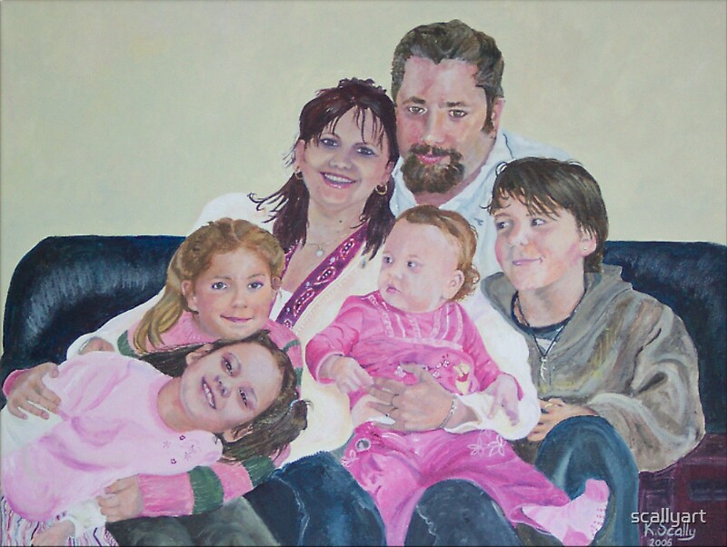 "Family Portrait - Gribble" by scallyart | Redbubble