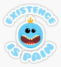 Existence Is Pain Stickers | Redbubble