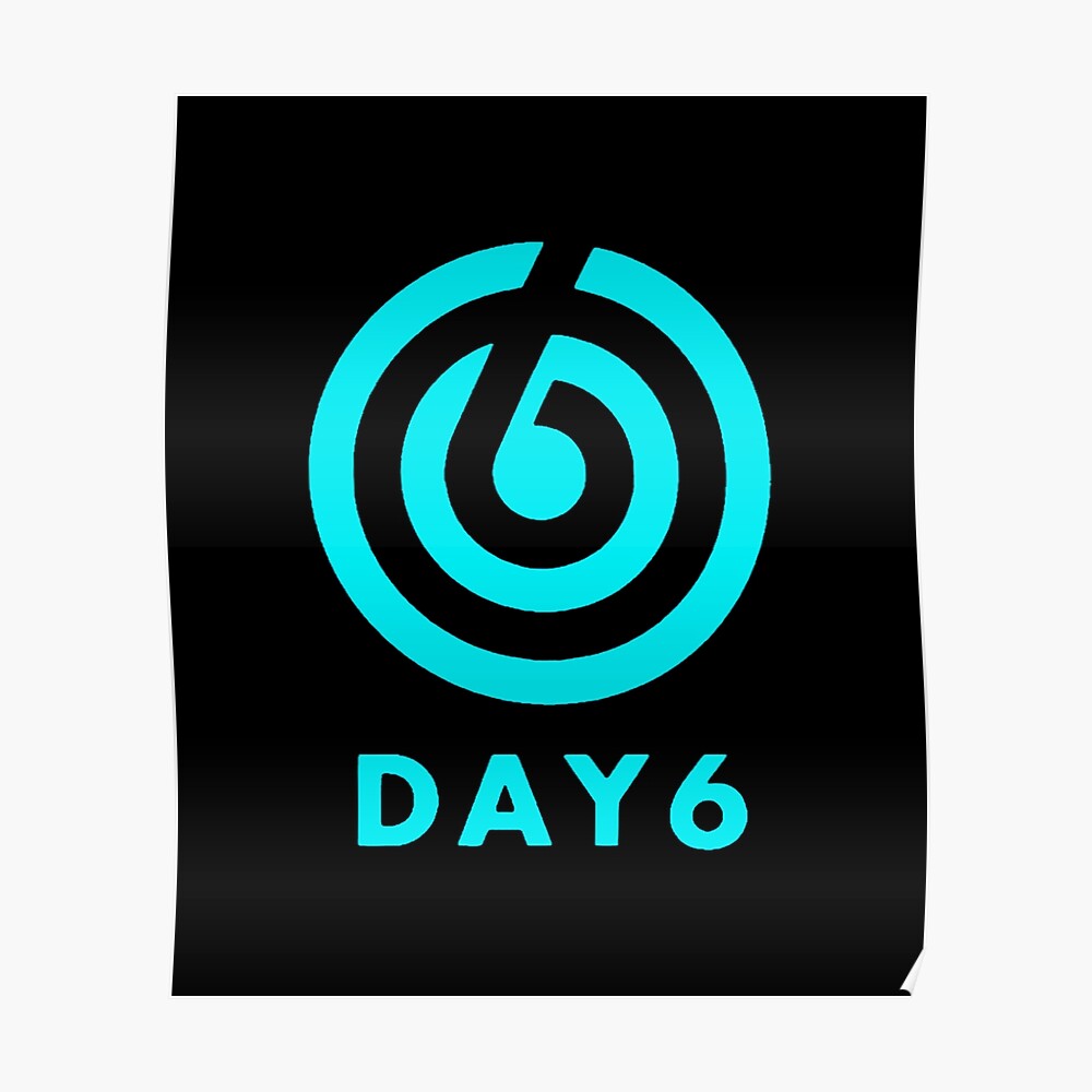 "KPOP BOY GROUP DAY6 OFFICIAL LOGO" Poster by LySaVN | Redbubble