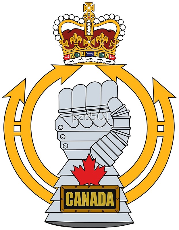 "Royal Canadian Armoured Corps - Clean Style" by pzd501 | Redbubble