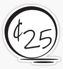 25 Cents Stickers | Redbubble