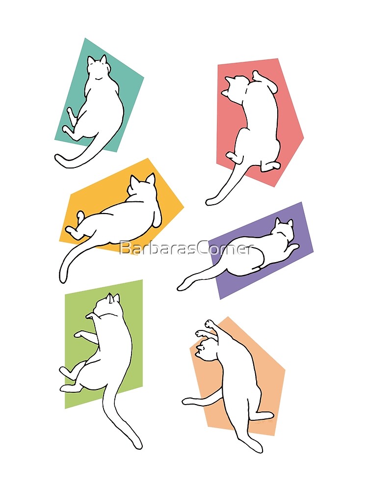 "Cat Shapes" by BarbarasCorner | Redbubble