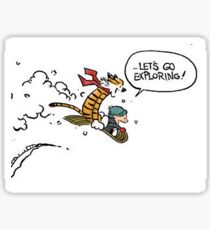 Calvin and Hobbes Stickers | Redbubble