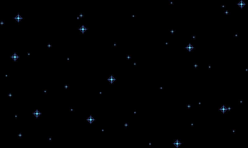 "Pixel Starfield" by Necro-Skeletal | Redbubble