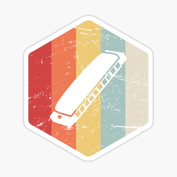 Harmonica Stickers | Redbubble