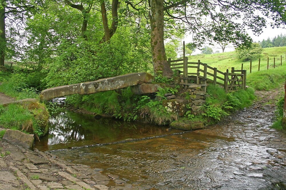 "Clam Bridge, Wycoller" by RedHillDigital | Redbubble