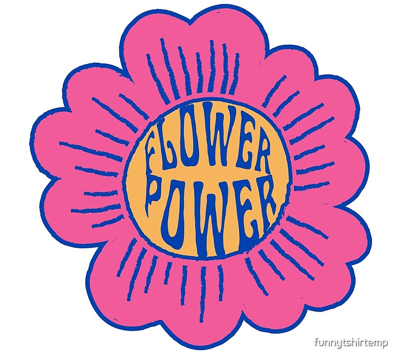 " Flower Power 60's 70s Retro Vintage Hippie Gardening" by ...