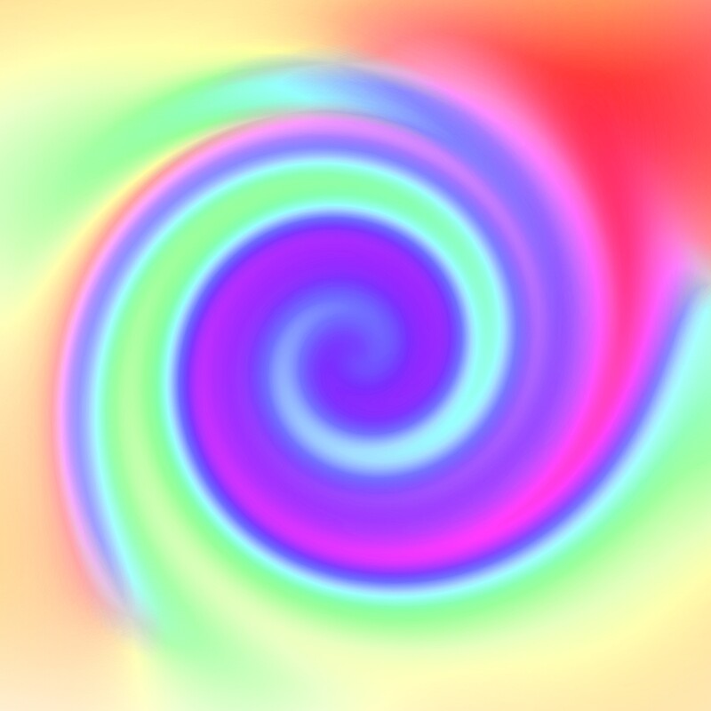 "Twirly Colorful Rainbow Design" by KelseyLovelle | Redbubble