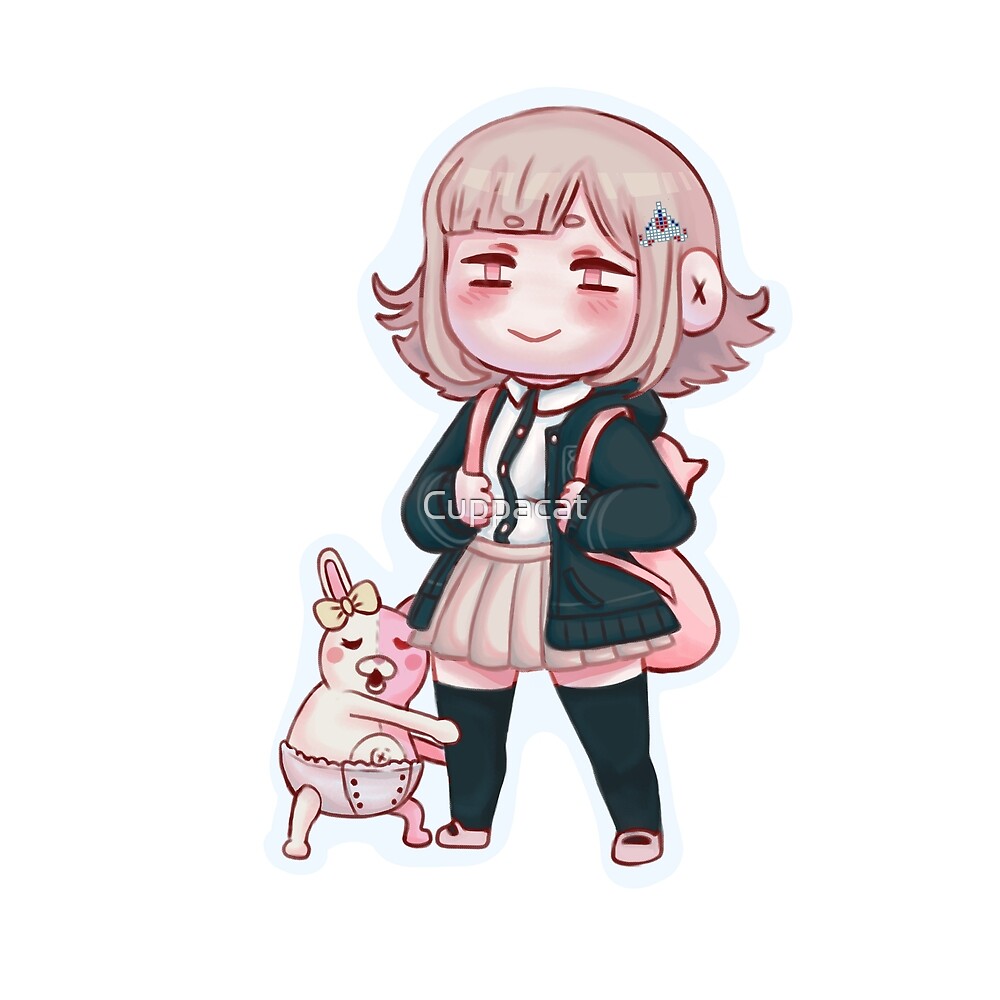 "Chiaki Nanami Chibi" by Cuppacat | Redbubble