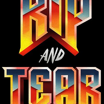 "Rip and Tear v2" Essential T-Shirt by DemonigoteCamis | Redbubble
