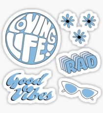 Light Blue Stickers | Redbubble