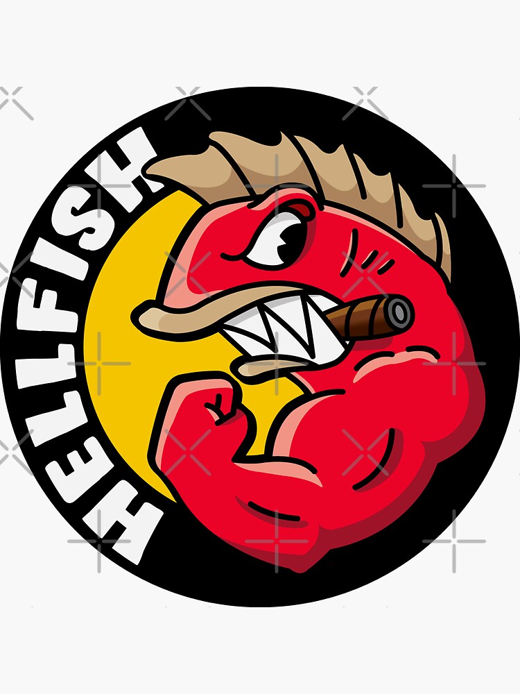 "HELLFISH - '19" Sticker by rockbottomau | Redbubble