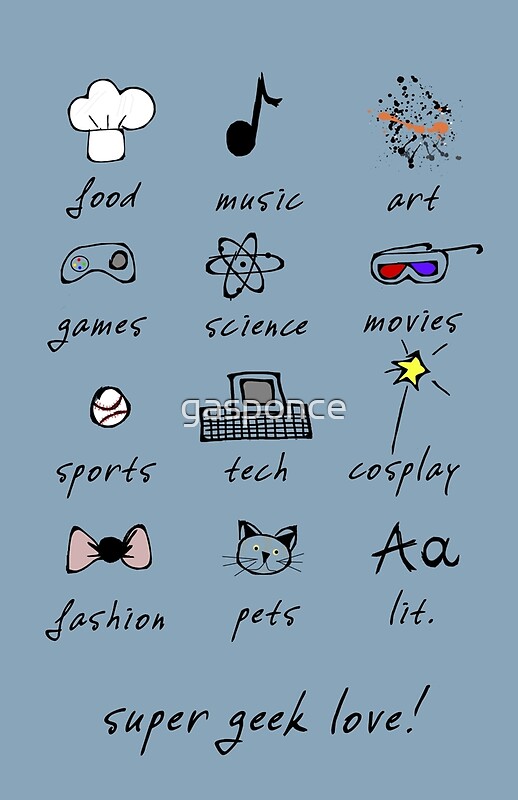 "geek love!" by gasponce | Redbubble