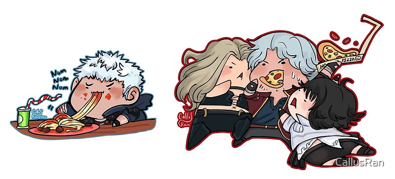 "Devil May Chibi Bundle B" by CallusRan | Redbubble