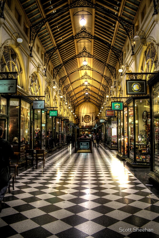 "The Block Arcade Melbourne City" by Scott Sheehan | Redbubble