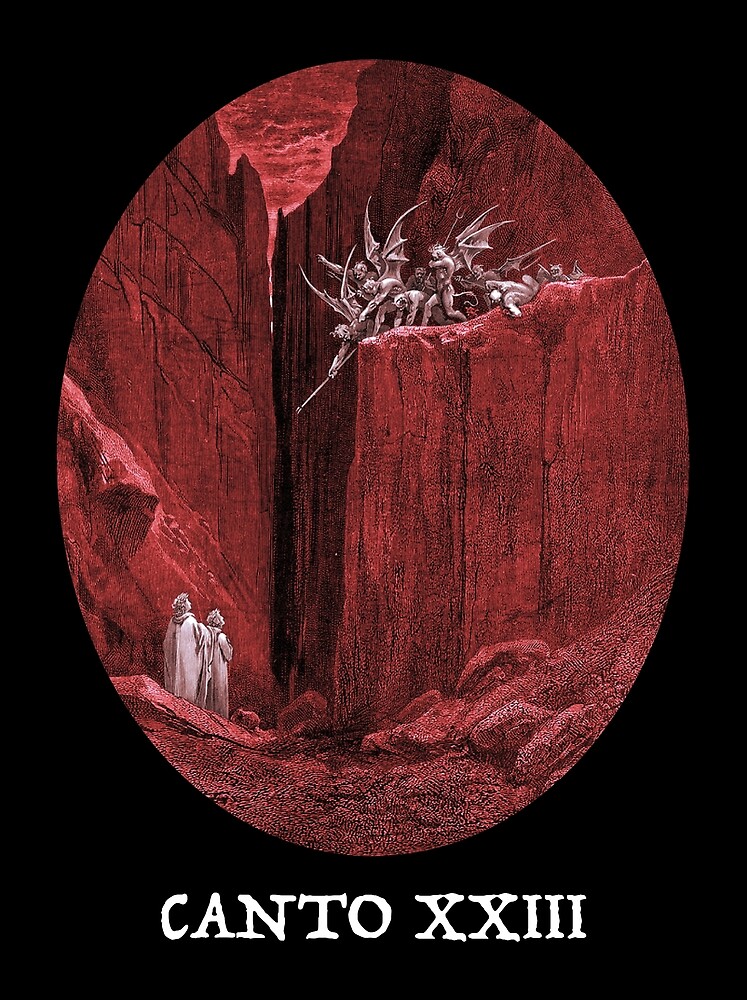 "Dantes Inferno Canto 23 (Malebranche)" by Persona- | Redbubble