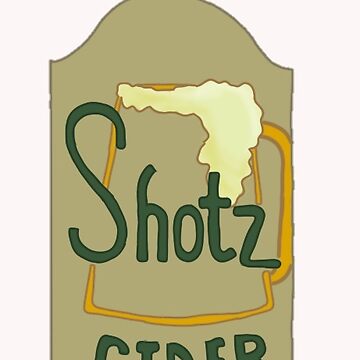"Shotz Cider Logo!" Sticker for Sale by Matthew Franks | Redbubble