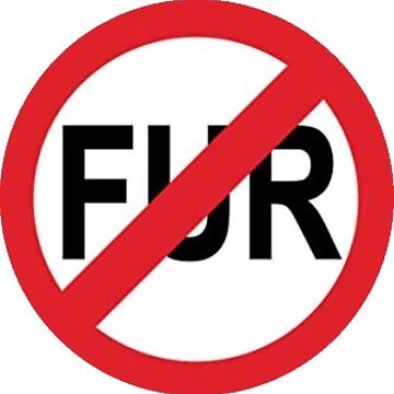 "Anti Fur Logo" Sticker for Sale by talialif | Redbubble